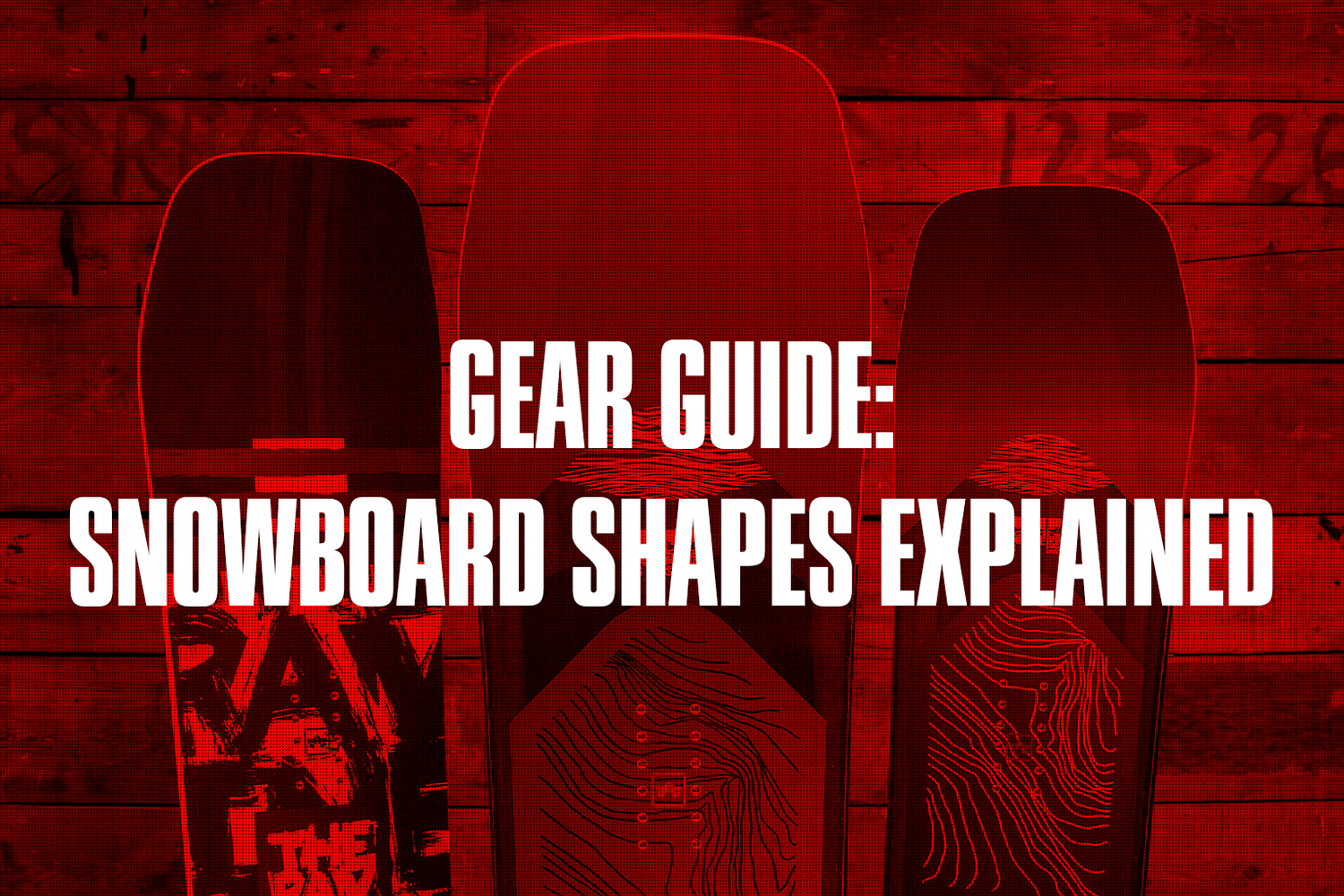Snowboard Shapes Explained – Rome US
